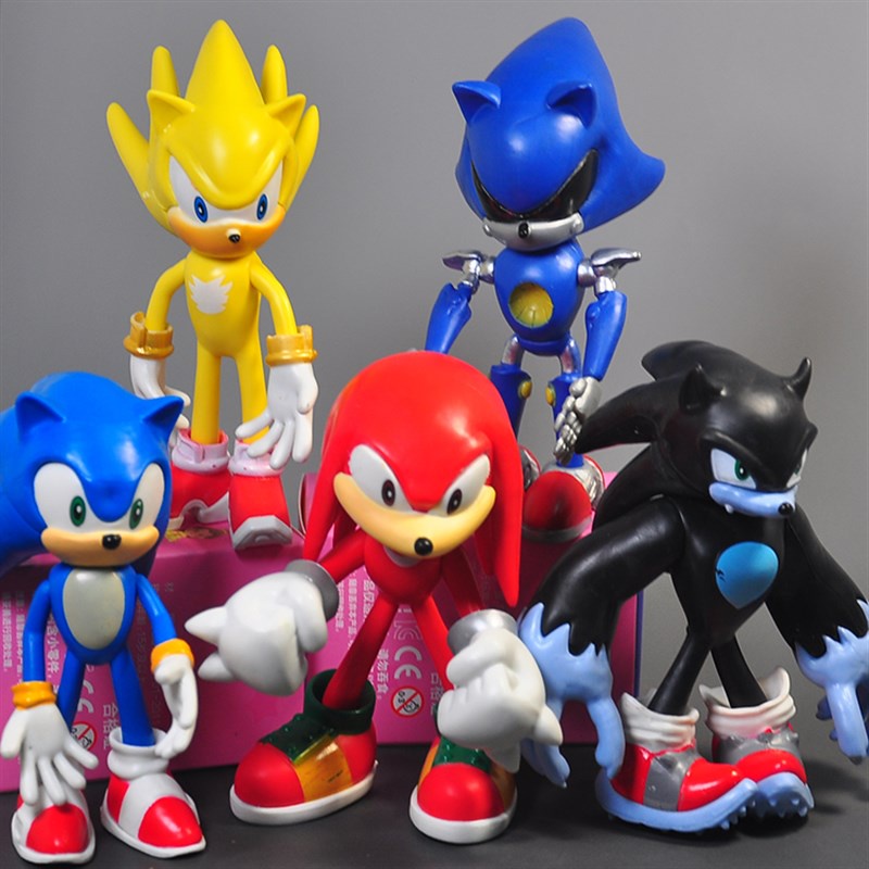 10pcs/Set Big Size 15cm Sonic the Hedgehog Action Figure Toy with ...