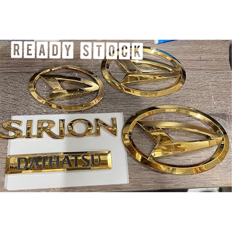 emblem daihatsu sirion gold myvi icon myvi lagi best myvi gen3 | Shopee ...