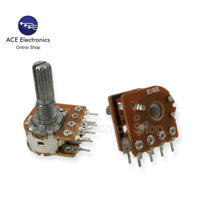Volume Control Stereo 8 pins 50k/100k Ohms Potentiometer (sold per ...