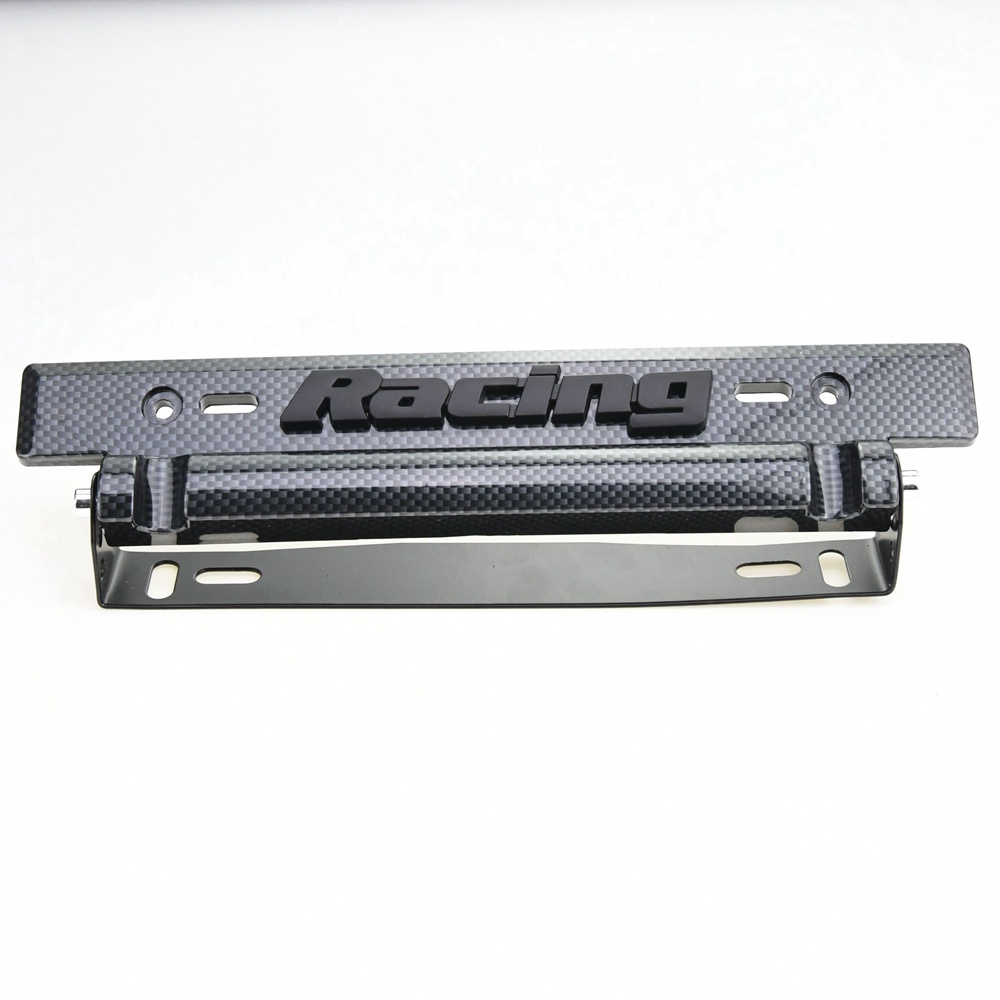 Universal Adjustable License Plate Holder 3D Emblem Car License Number ...