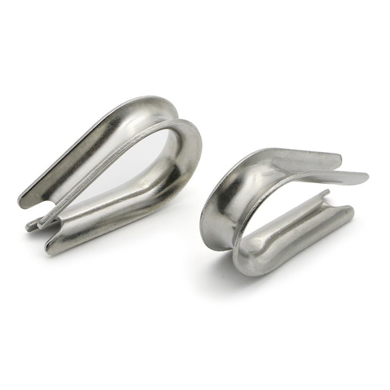 10pcs wire rope protection ring Rigging fasteners Anchor Line Thimbles ...