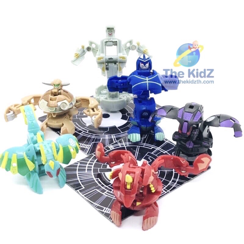 (Complete set Of 6) Bakugan the six new soldier Villain Part 2 Complete ...