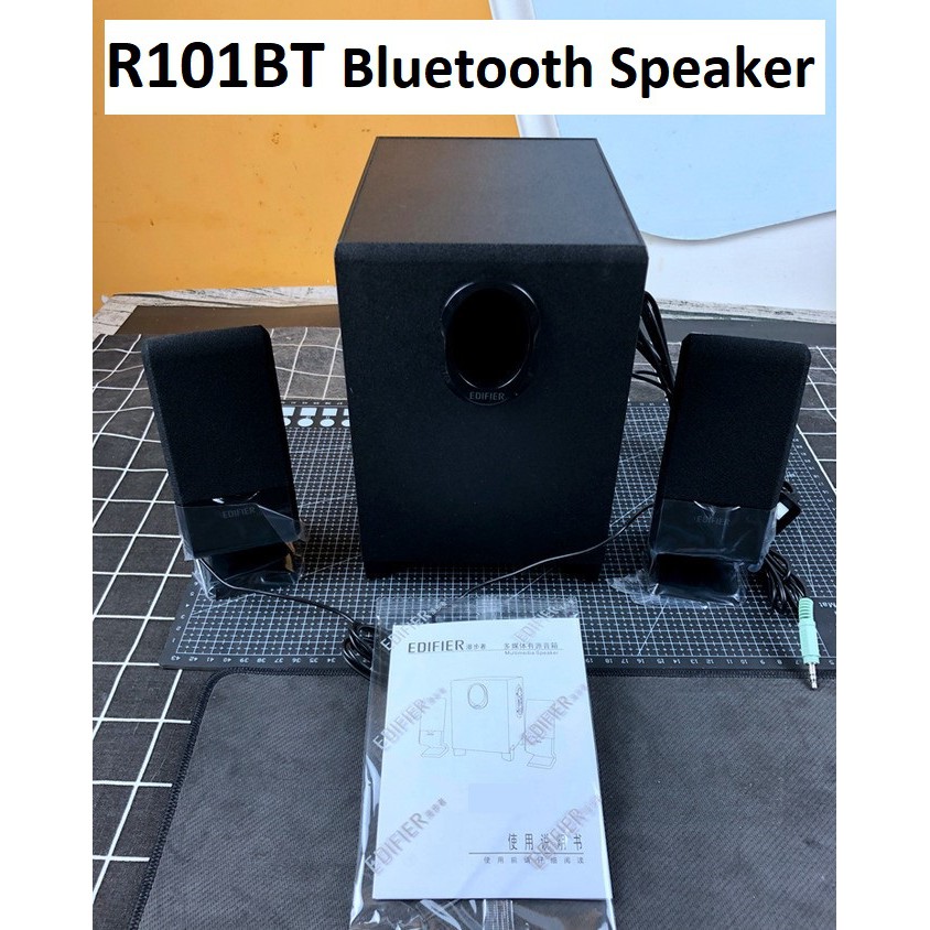 Bnew Edifier 2.1 Bluetooth Speaker, R101BT Downfiring Subwoofer. Clear ...