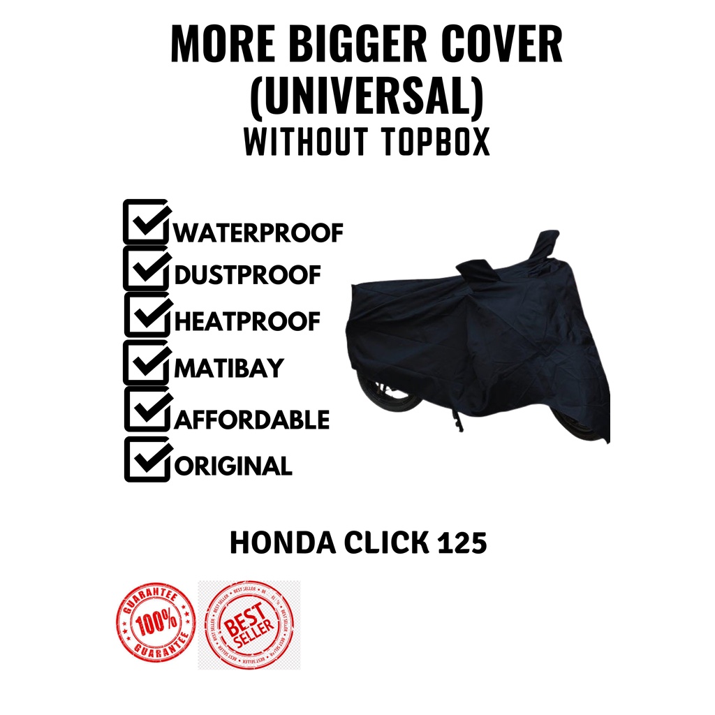 HONDA CLICK 125 MOTORCYCLE COVER ORIGINAL WATERPROOF, HEATPROOF ...