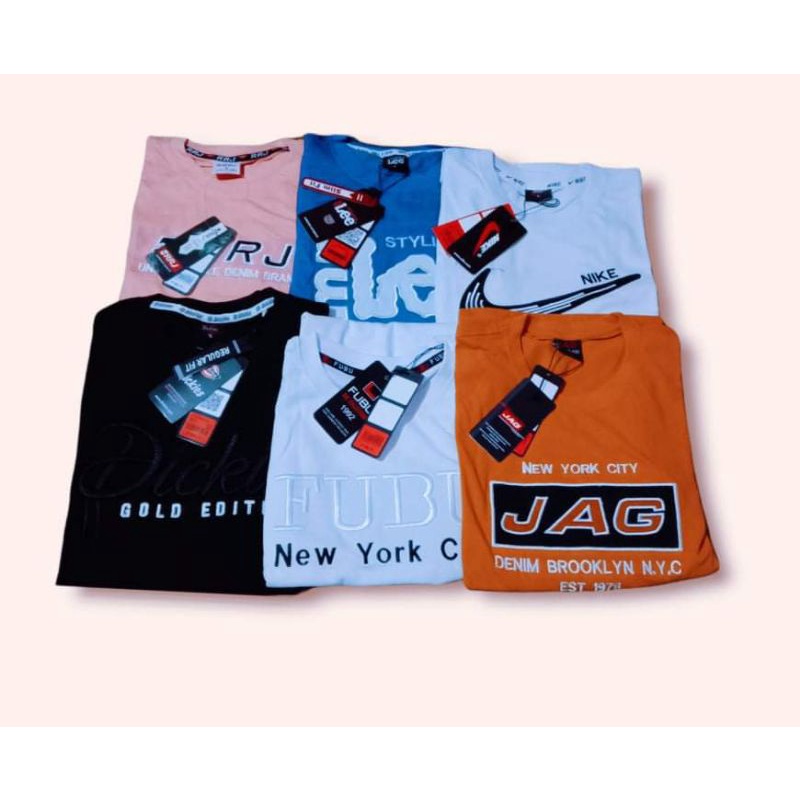 Mall pull out Bundle of 6, men's t-shirts embroid design branded ...