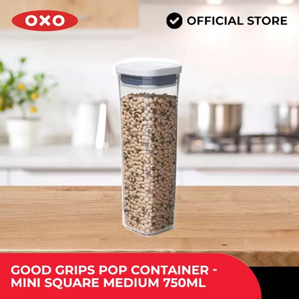 OXO Houseware Good Grips POP Container - Mini Square 750 ml | Shopee Philippines