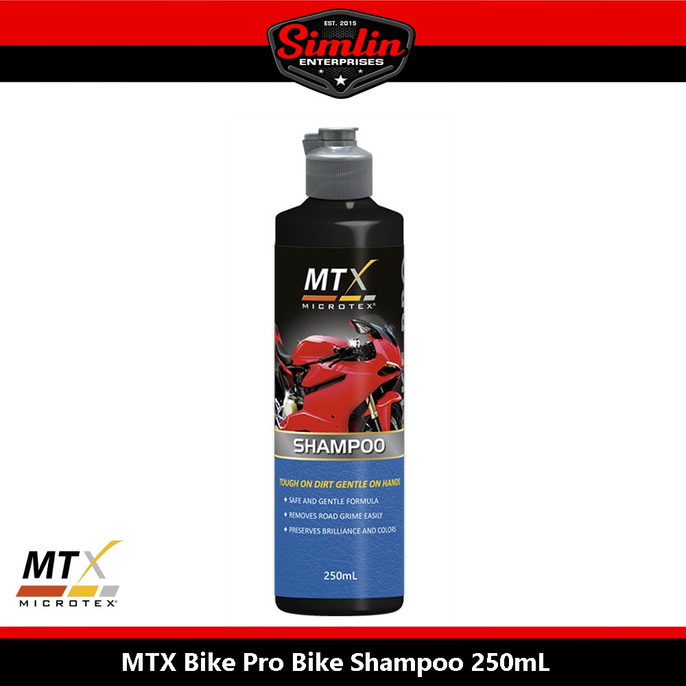 Motorcycle SHAMPOO 250mL Microtex MTX Bike PRO Series | Shopee Philippines