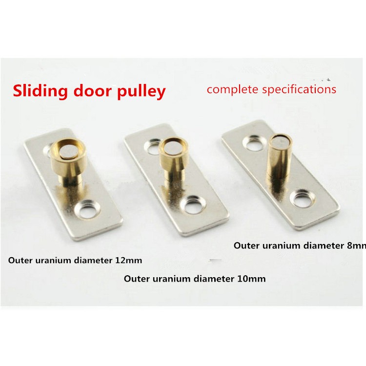 8/10/12mm Diameter Wooden Sliding Door Guide Metal Locator Stopper 2pcs ...