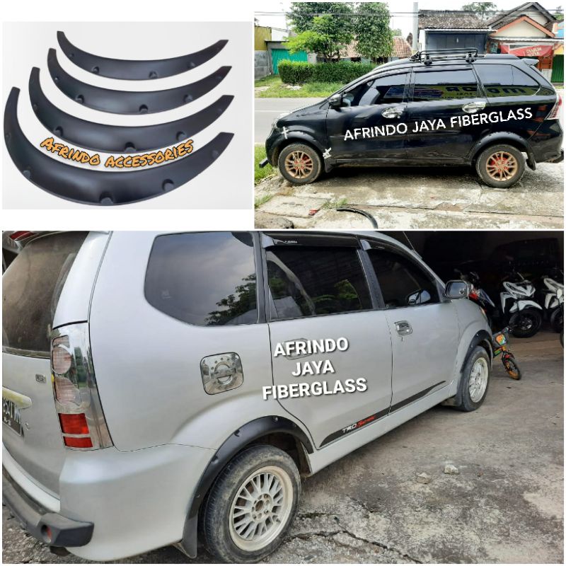 OVER FENDER AVANZA XENIA 1SET contains 4 pcs | Shopee Philippines
