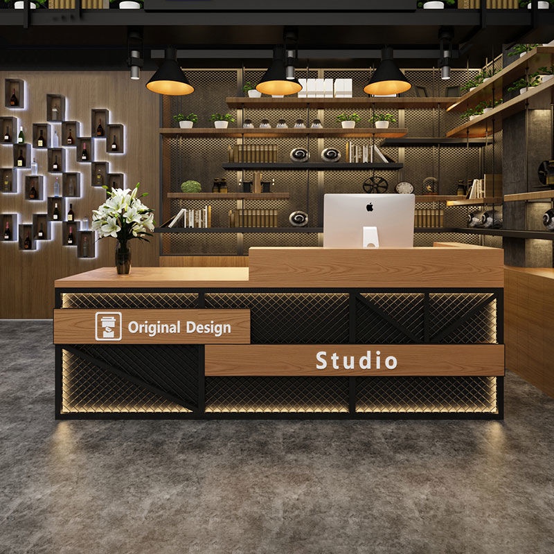 Front desk reception desk coffee shop hotel bar multifunctional ...