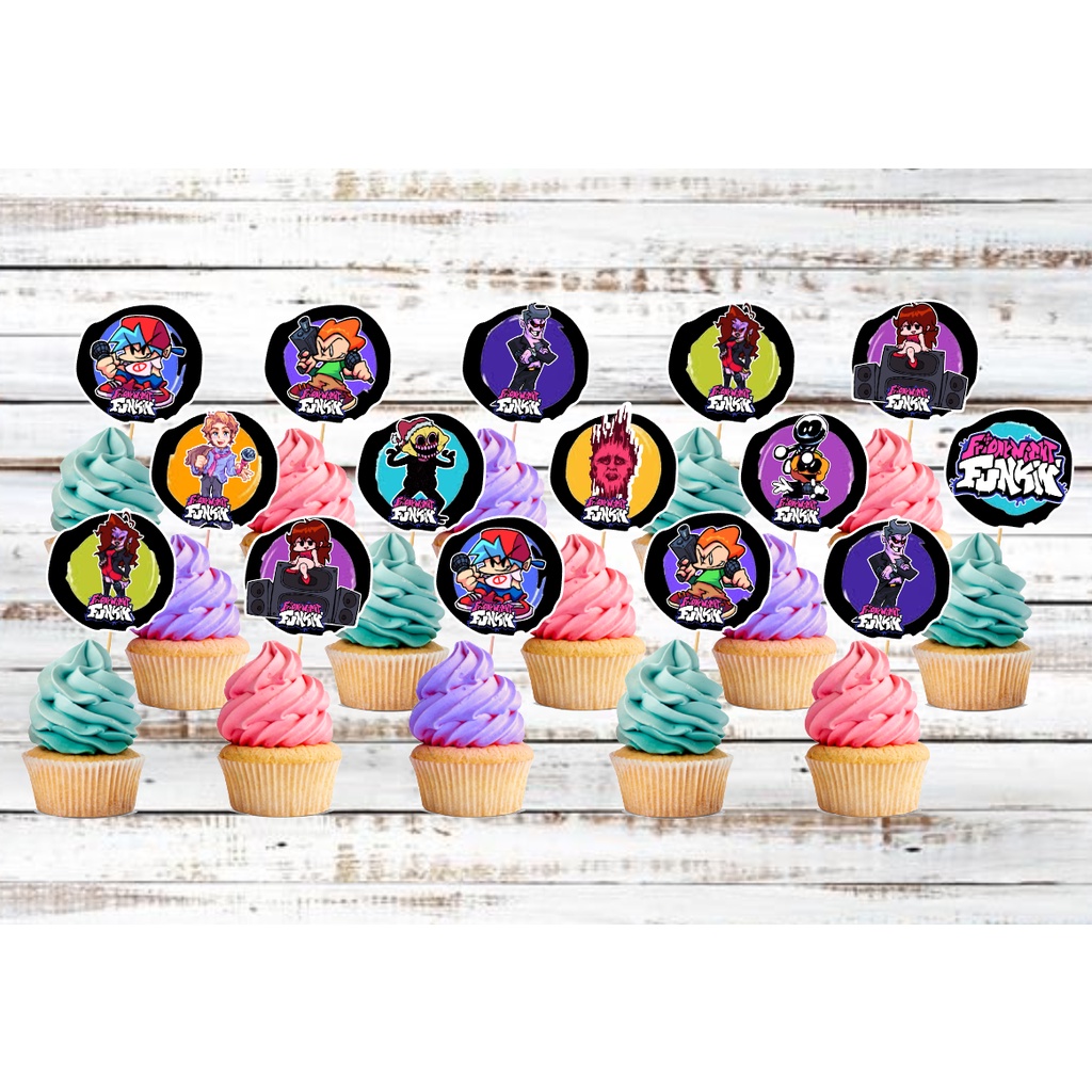 15pcs Friday Night Funkin Theme Cupcake Topper | Shopee Philippines