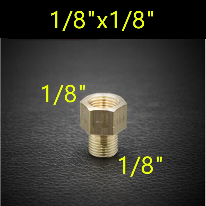 1pcs G1/8" 1/4" 3/8" 1/2" Male to Female Thread Brass Pipe Connectors ...