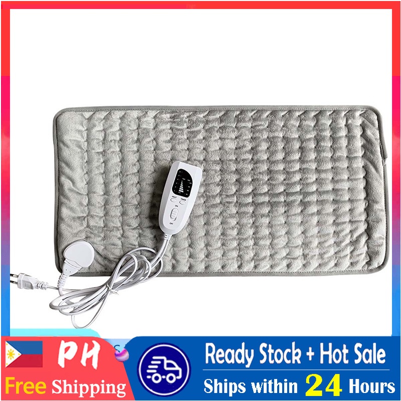 【COD】Heating Pad for Neck Shoulder Back Pain Relief Electric Heated ...