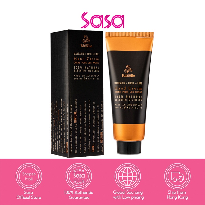 Urban Rituelle Mandarin, Basil & Lime Hand Cream (100ml) | Shopee ...