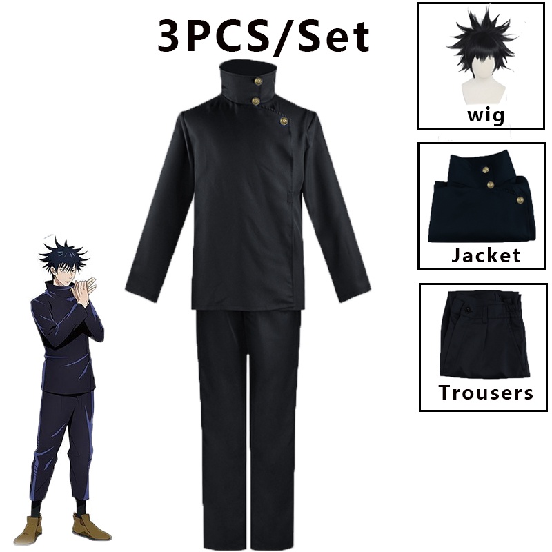 Anime Cos Jujutsu Kaisen Fushiguro Megumi Cosplay Costumes Halloween ...