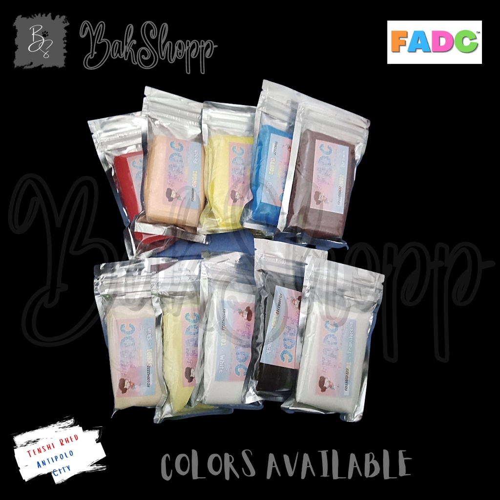 FADC (52 Colors) - No Bake Air Dry Clay 50g - Cold Porcelain | BakShopp ...