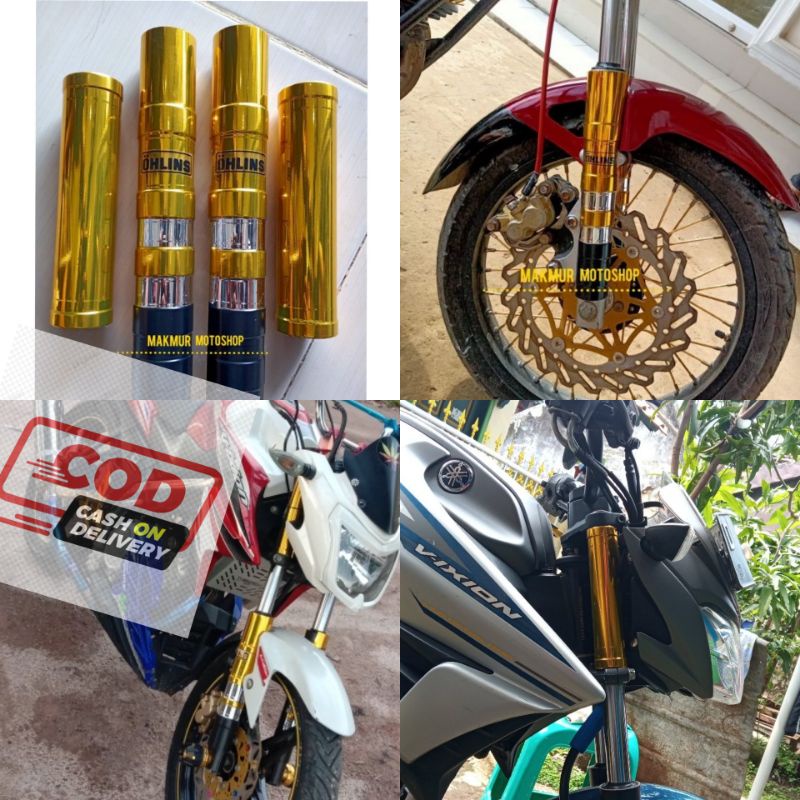Cover Shock model Top And Bottom All New Vixion, Vixion Old, Byson,King ...