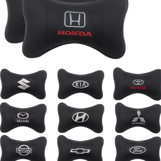 Car Headrest Embroidered Brand LOGO - Car LOGO Embroidery Headrest ...