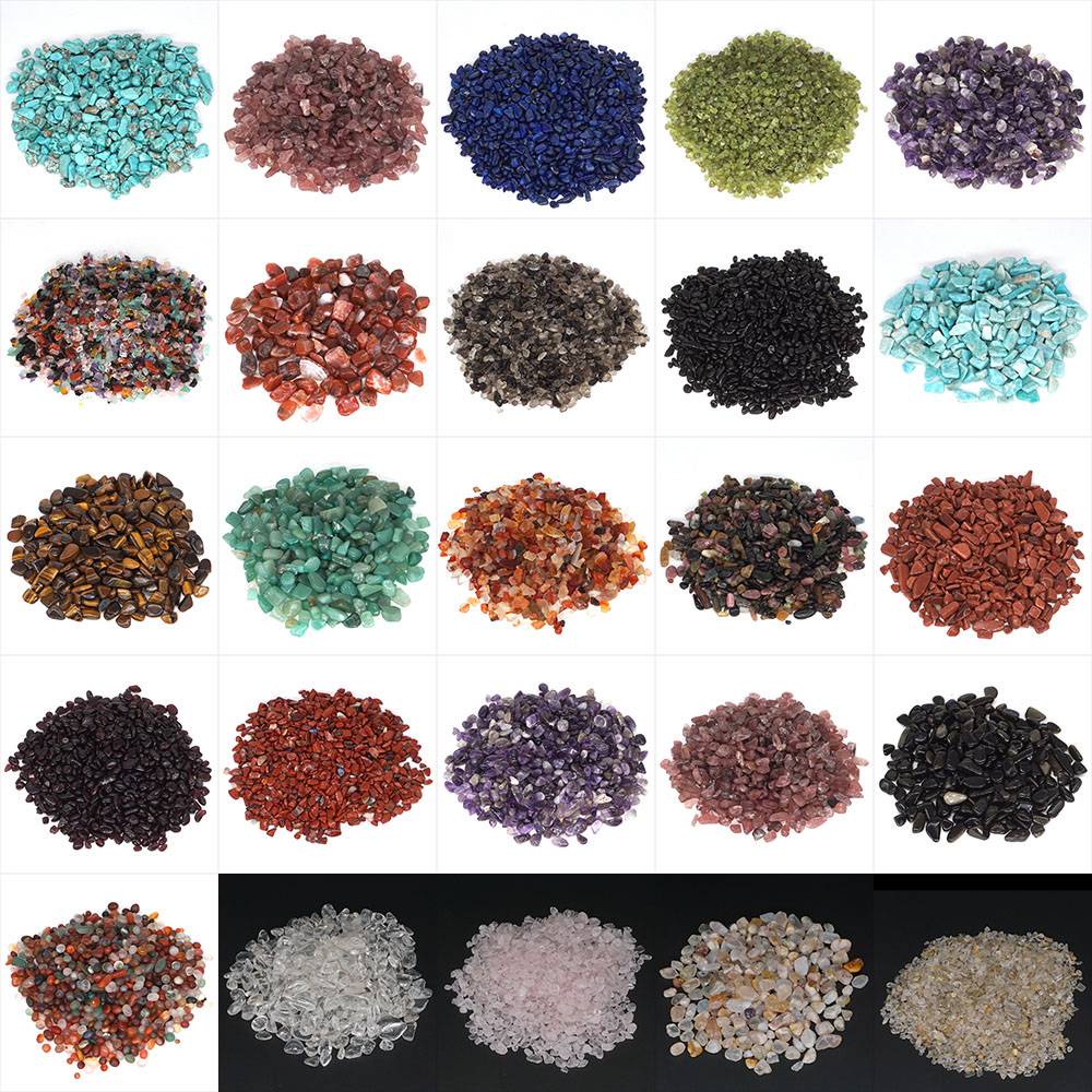 50g 100g Natural Stones Home Decor Ornament 3-5mm 5-7mm Irregular ...