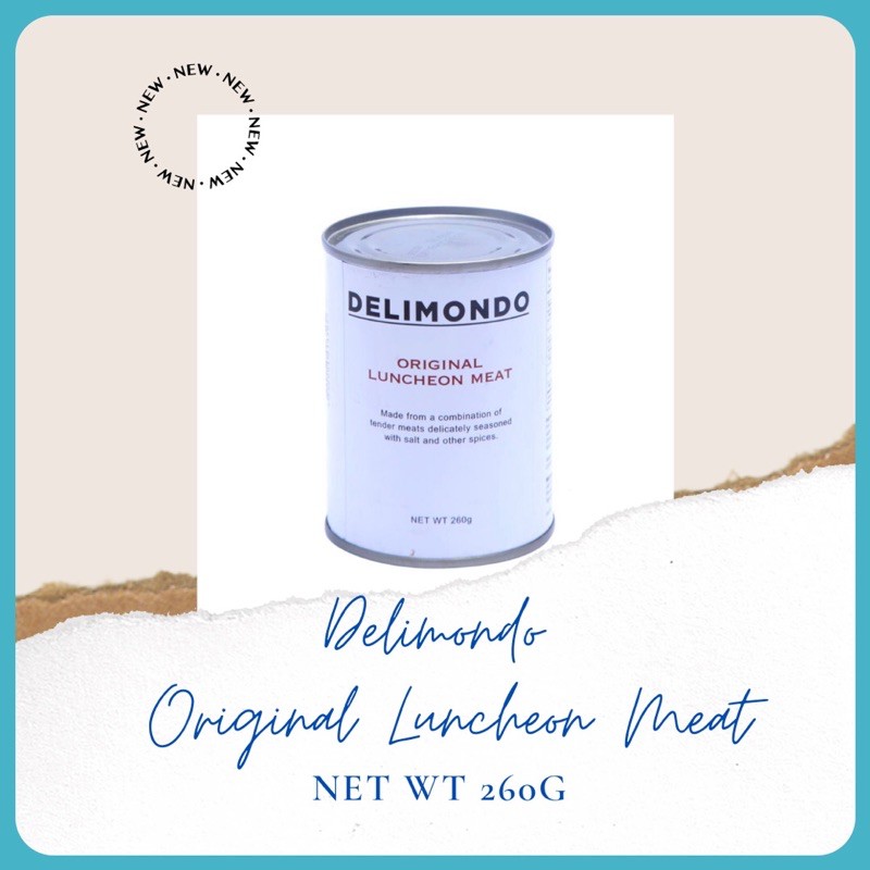 Delimondo Original Luncheon Meat 260g | Shopee Philippines