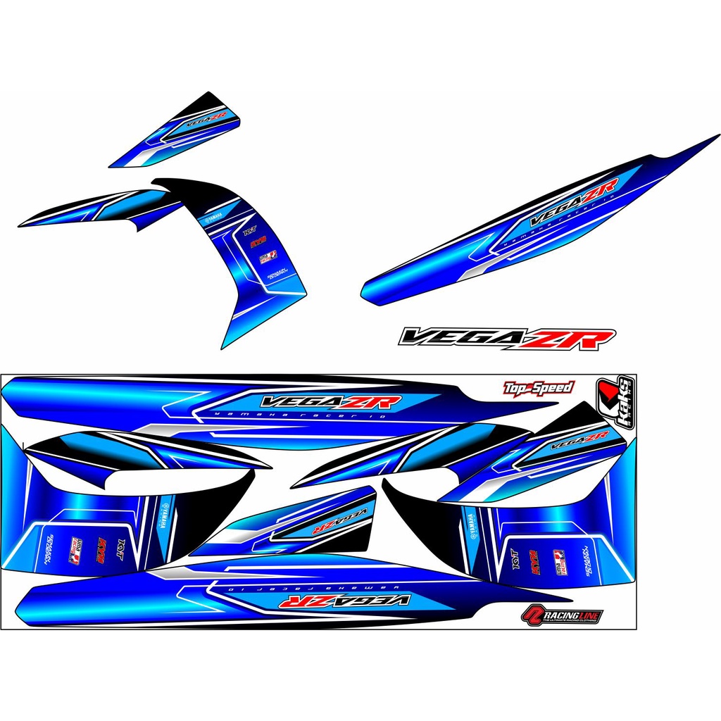 Variations Of CUSTOM MOTIF Trim/STICKER Variations Of Motorcycle YAMAHA ...