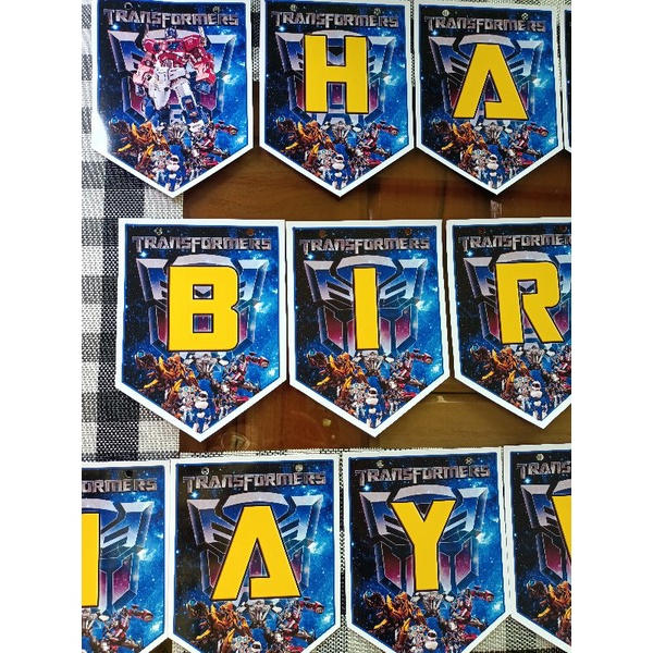 Transformer theme party banner | Shopee Philippines