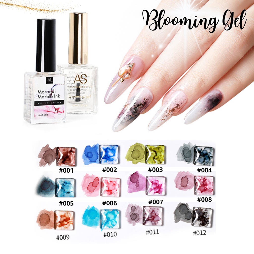 [COD] Blooming Gel AS Another Sexy Gel Polish 15ML Nail Design Nail ...