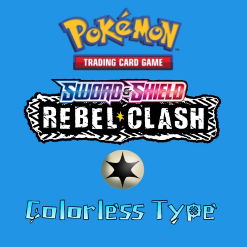 Pokemon TCG Rebel Clash Colorless Type Common/Uncommon | Shopee Philippines
