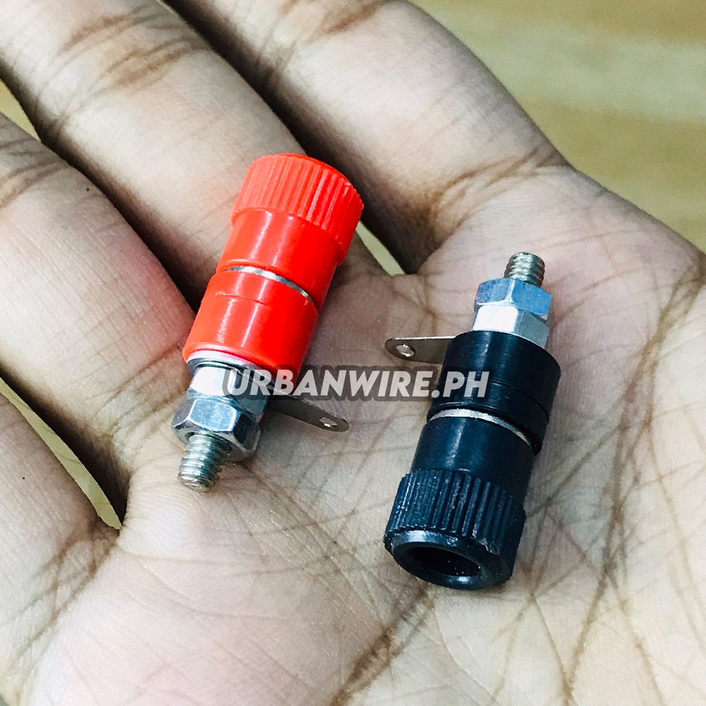 🟦【PAIR】4mm Banana Socket Nickel Plated Binding Post Nut Banana Plug ... 🟦【PAIR】4mm Banana Socket Nickel Plated Binding Post Nut Banana Plug ...