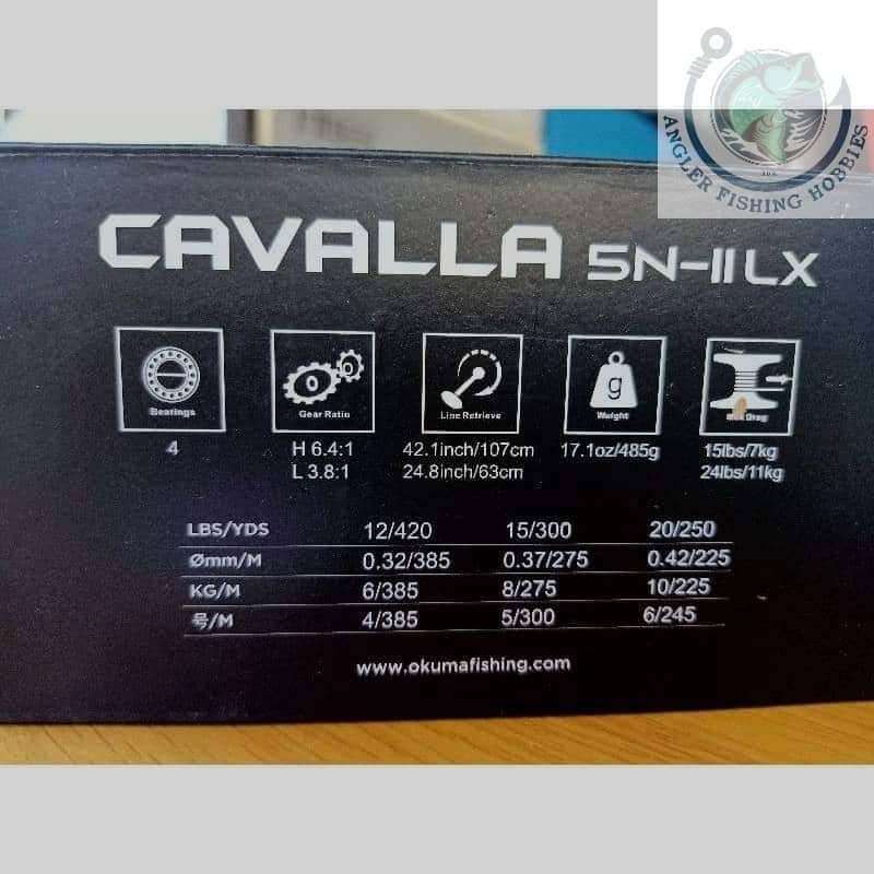 Okuma cavalla 5N narrow righty and lefty and okuma cavalla 12N narrow ...