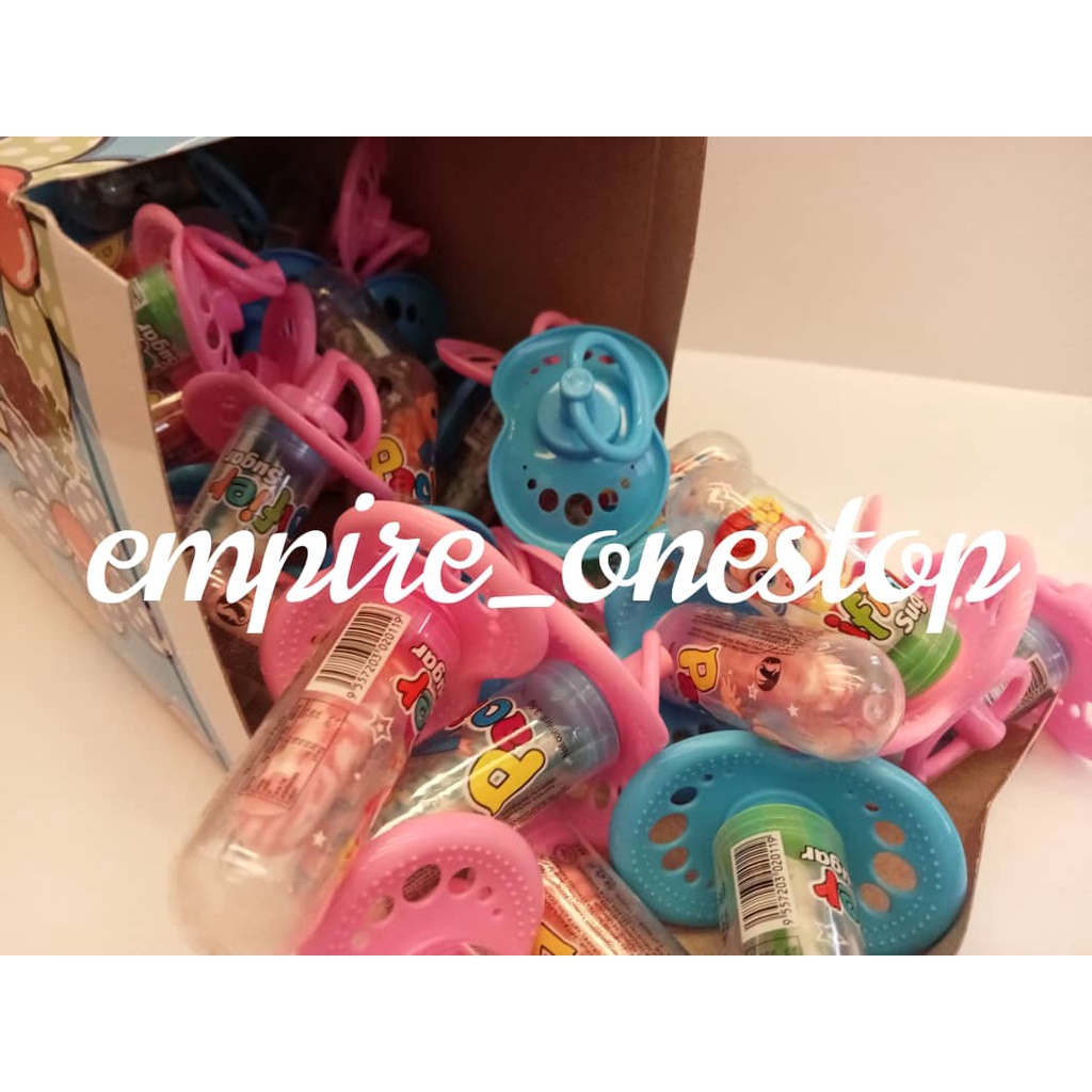 (HALAL) NEW KIDS PACIFIER SUGAR CANDY FUN FUN TOY | Shopee Philippines