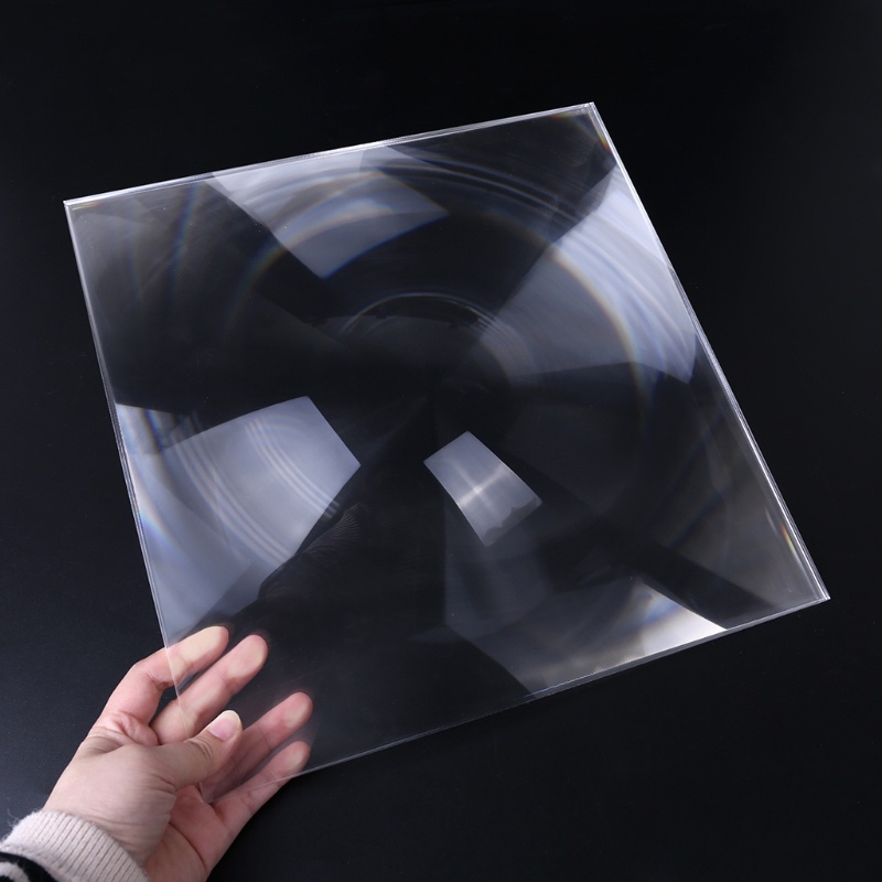 RUN 300X300MM Large Optical PMMA Fresnel Lens Focal Length 330mm Solar ...
