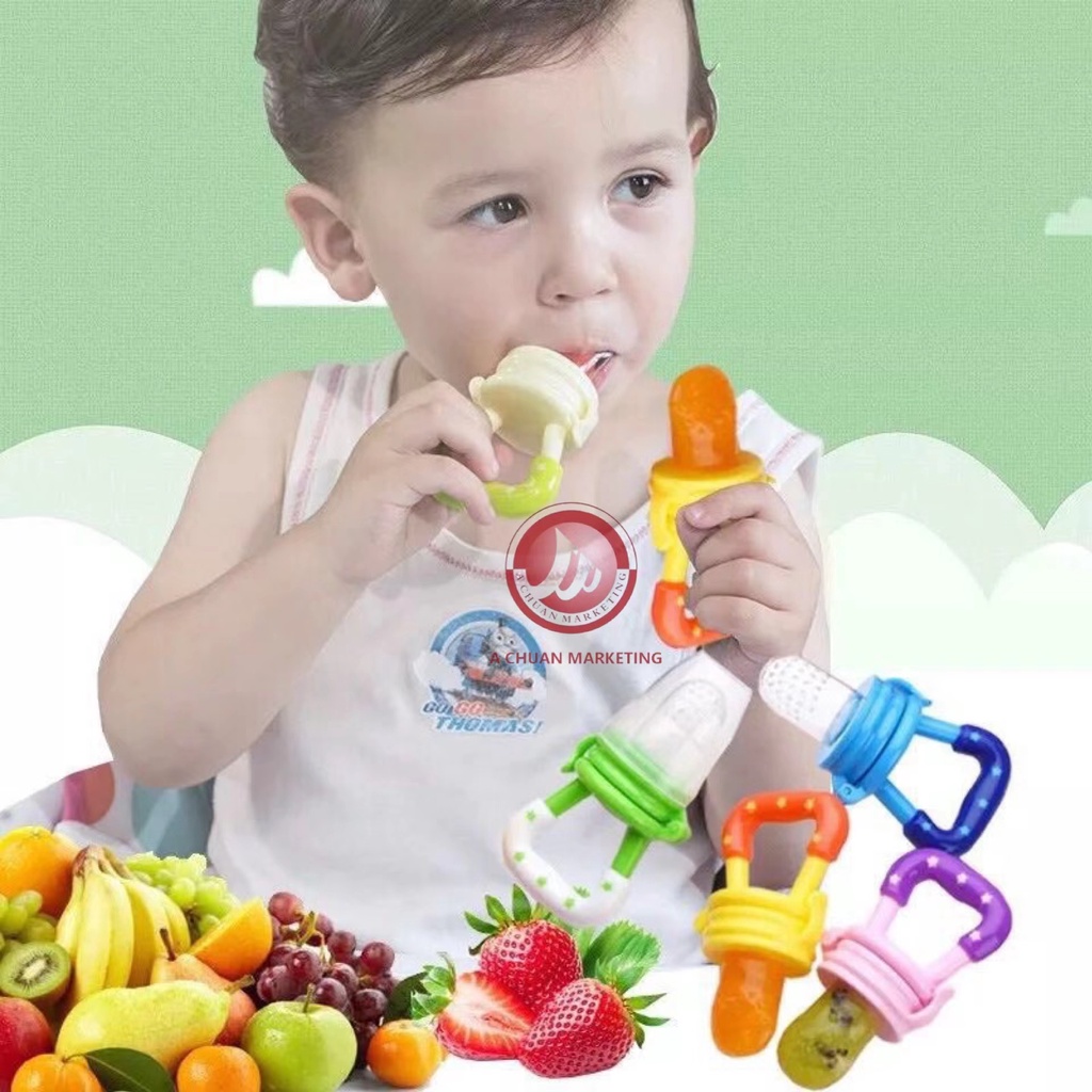 Baby Pacifier Fresh Food Fruit Nibble Feeder infant fruit and vegetable ...