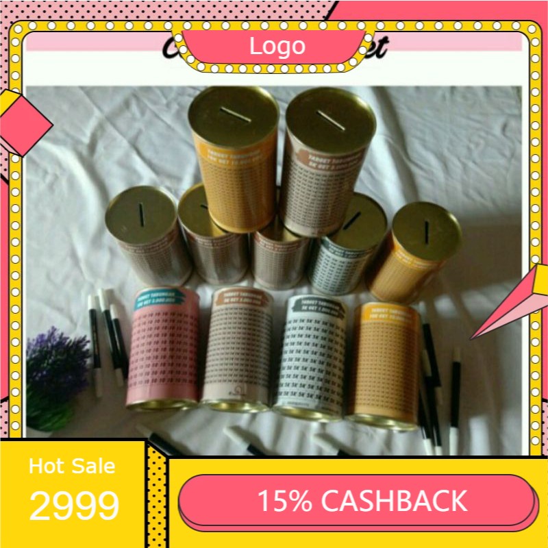 Viral Piggy Bank/ TARGET Open Close The Cheapest | Shopee Philippines