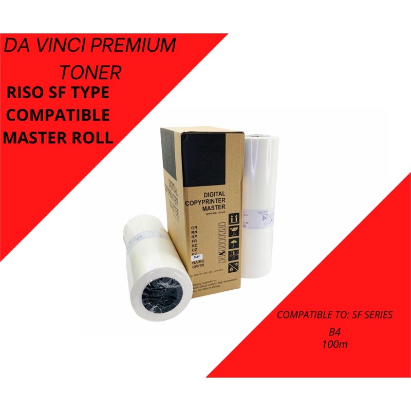 RISO SF TYPE COMPATIBLE MASTER ROLL B4 | Shopee Philippines