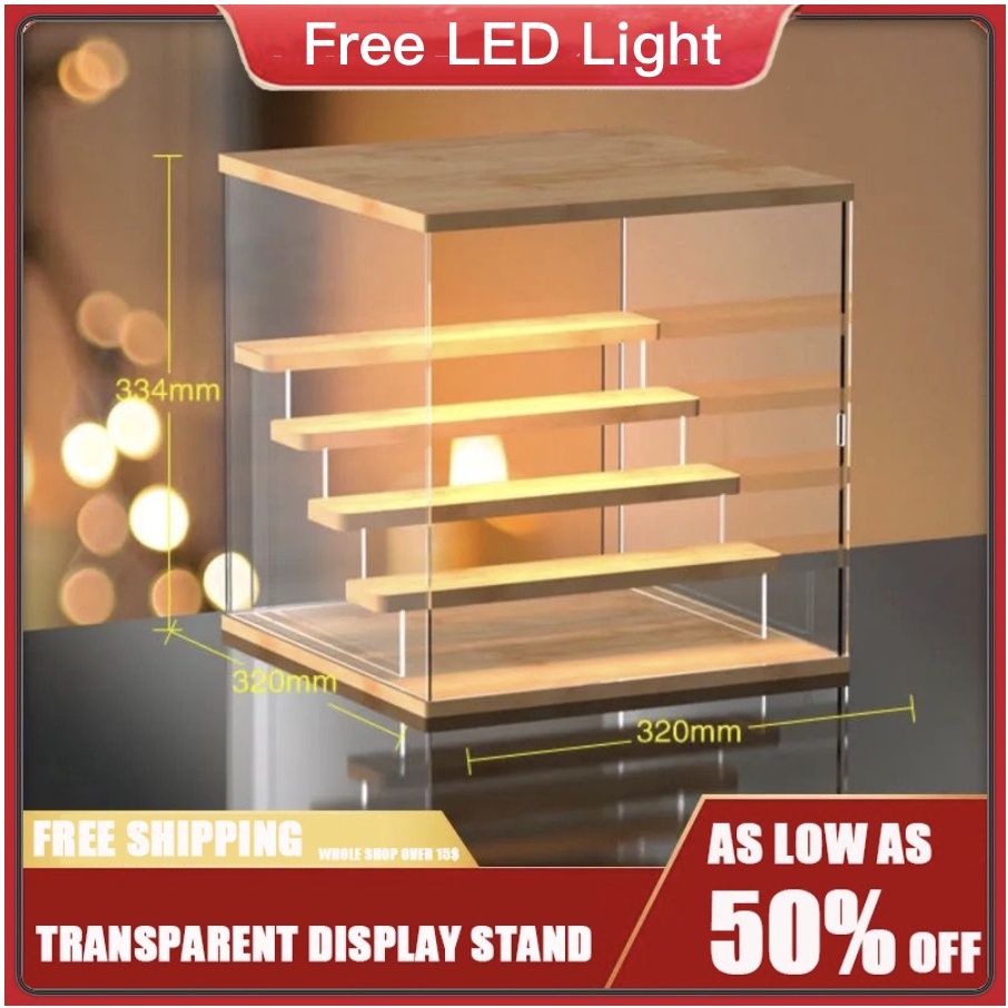 New Storage Display Box Transparent Dust-proof Lego Display Shelf, Hand ...