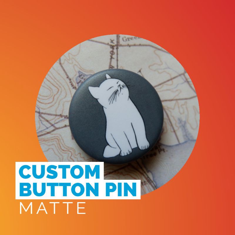 CUSTOMIZED MATTE BUTTON PIN | Shopee Philippines