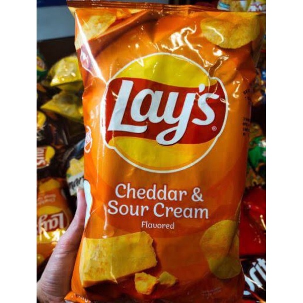 Ruffles / Lays Cheddar & Sour Cream, Sour Cream and Onion, Salt ...