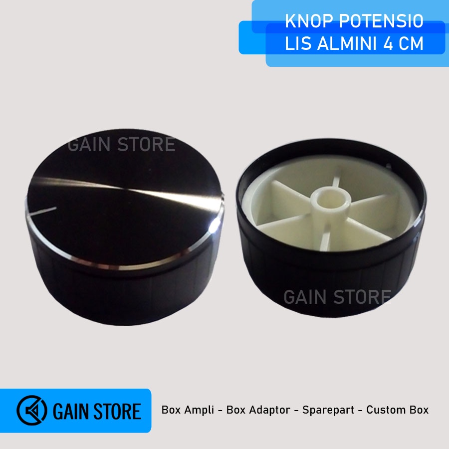 Potensio KNOP ALUMINI ALMINI BOX AMPLI 4 CM | Shopee Philippines