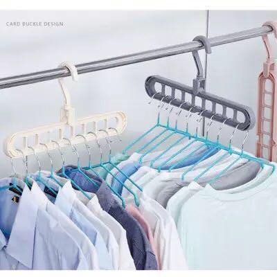 Magic Hanger Storage rack adjustable Anti-slip Hanger Hooks TIKTOK ...