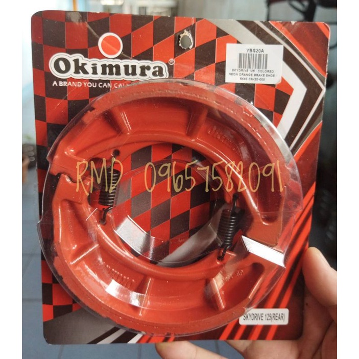 Okimura Break Shoe for Suzuki Skydrive 125 (Quality Aftermarket Parts ...