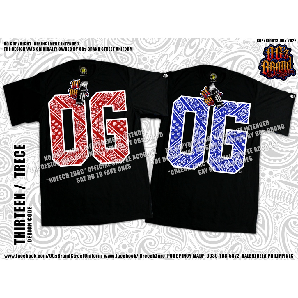 OG BNDN RAGGs OGs BRAND | Shopee Philippines