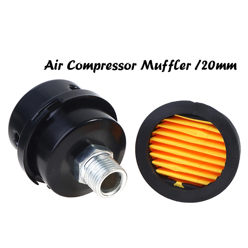 【Metal Case】Air Compressor Silencer Air Compressor Filter Intake ...