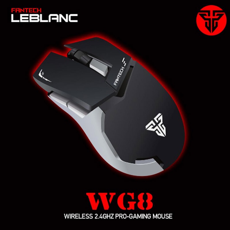 Fantech USB Wireless 2.4G Mouse Ergonomic Mice For Computer PC Laptops ...