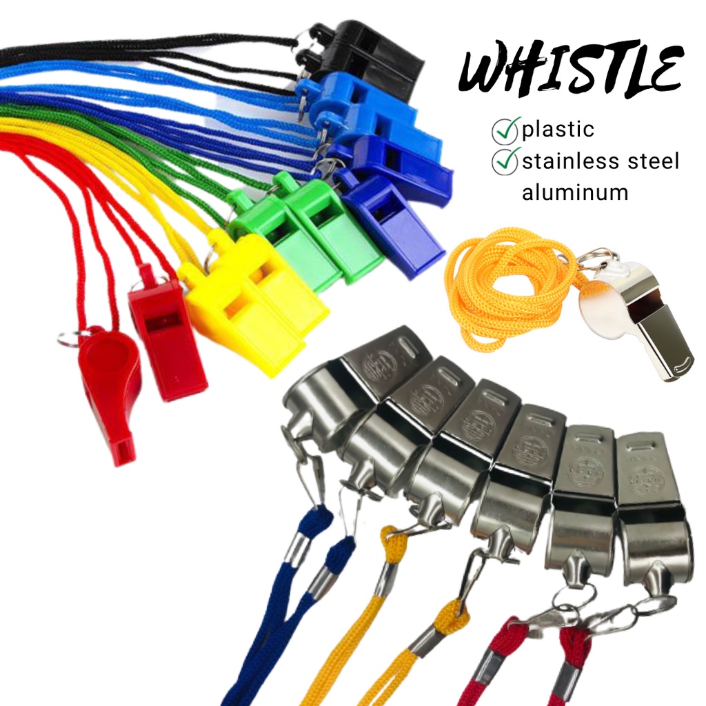 AKT Aluminum and Plastic Whistle Loud Emergency Camping Party Safety ...
