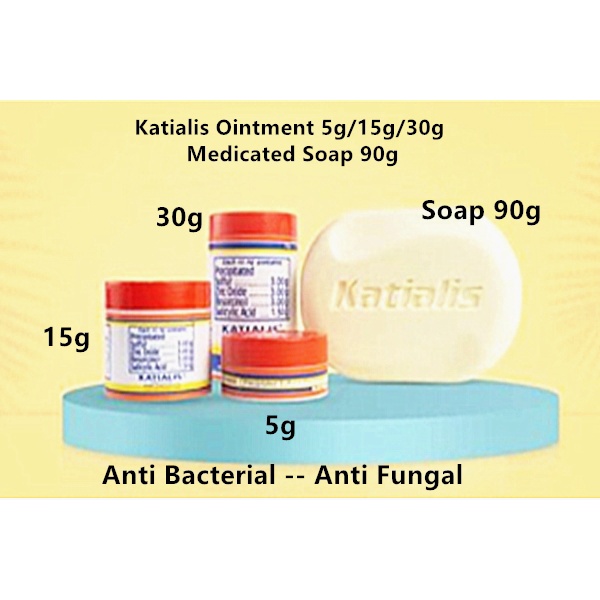 Katialis Ointment 5g/15g/30g / Medicated Soap 90g | Shopee Philippines