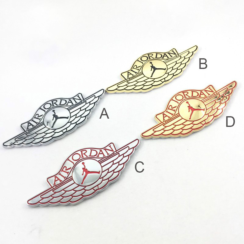 1 x Metal AIR JORDAN Logo Auto Body Emblem Badge Sticker | Shopee ...