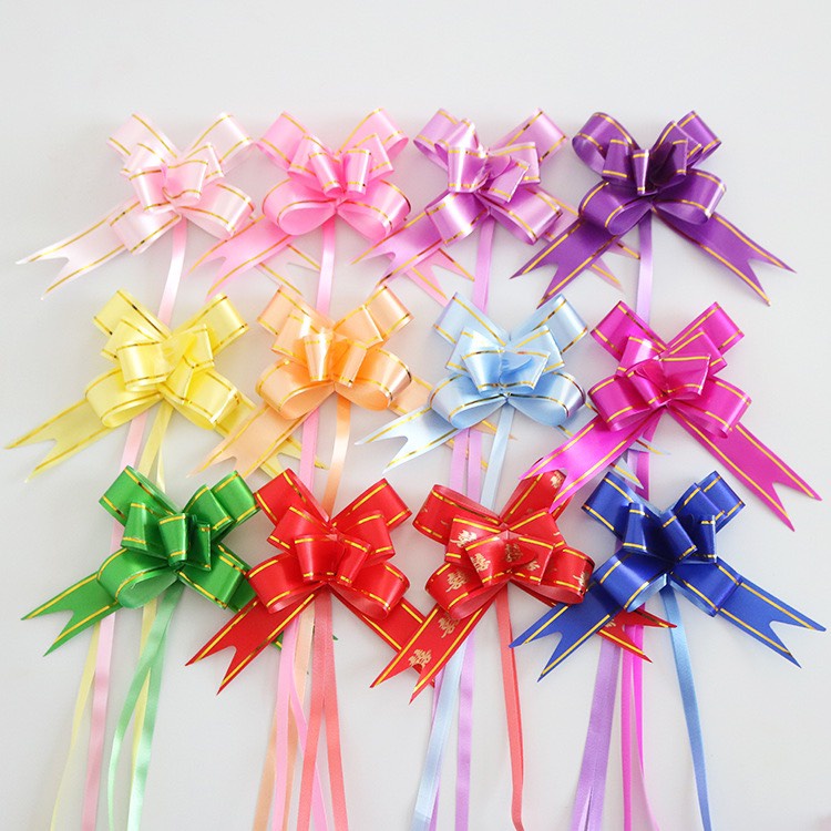 File of 10 Drawstring Bows 1.8cm - 32cm for Tying Gifts and Wrapping ...