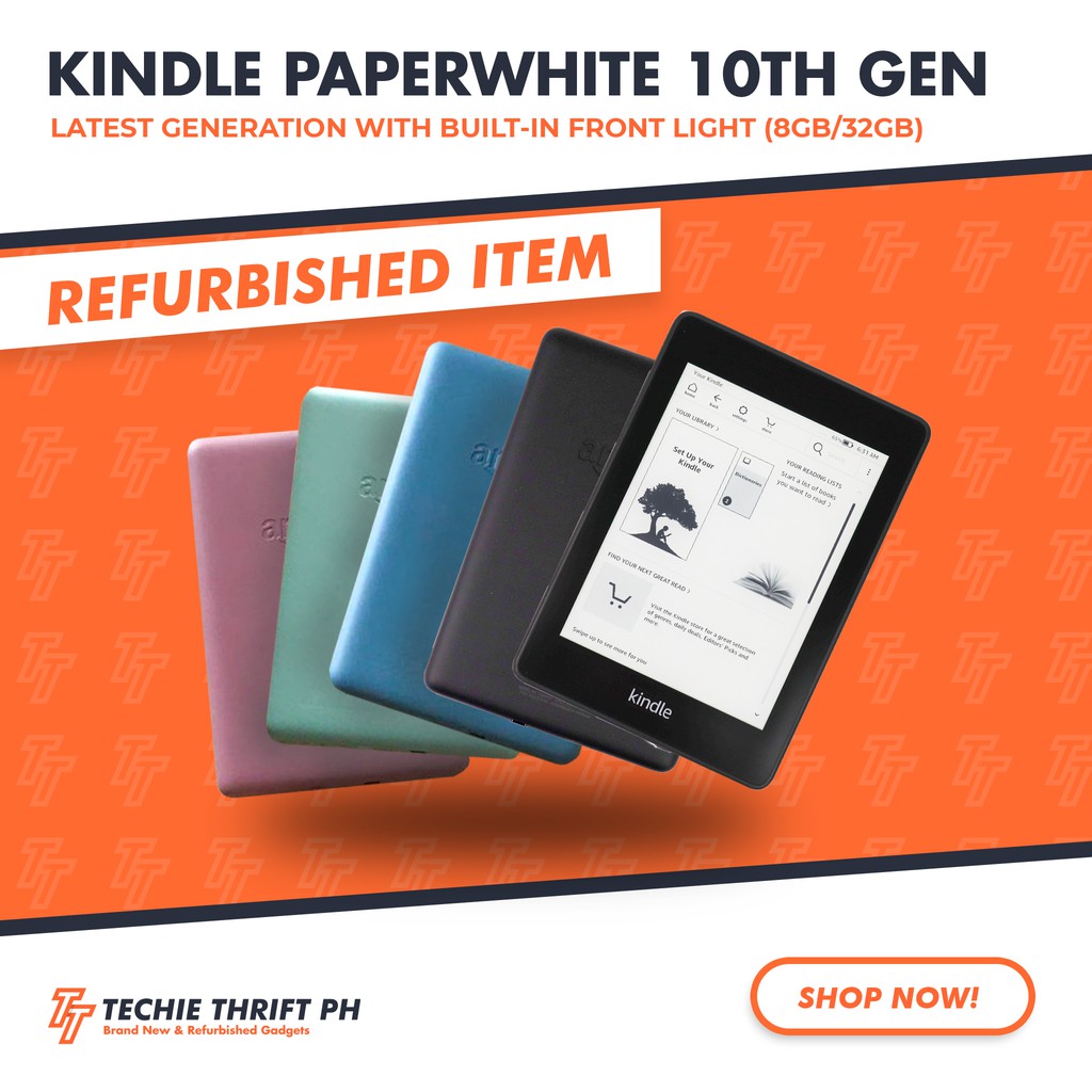 Kindle Paperwhite 10th Gen (Paperwhite 4) 8GB/32GB *REFURBISHED ...