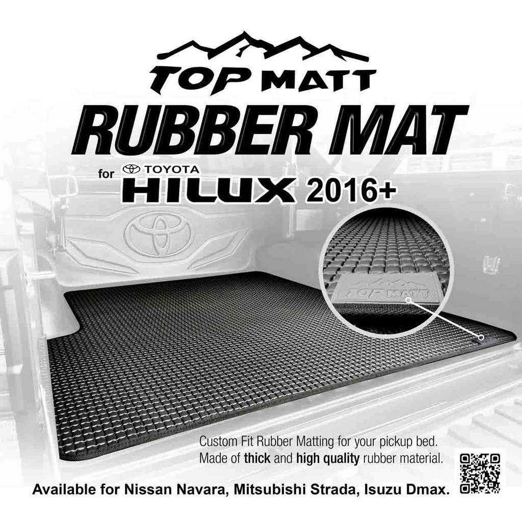 TOPMAT RUBBER MAT for TOYOTA REVO, ROCCO, GRS 2024+ | Shopee Philippines